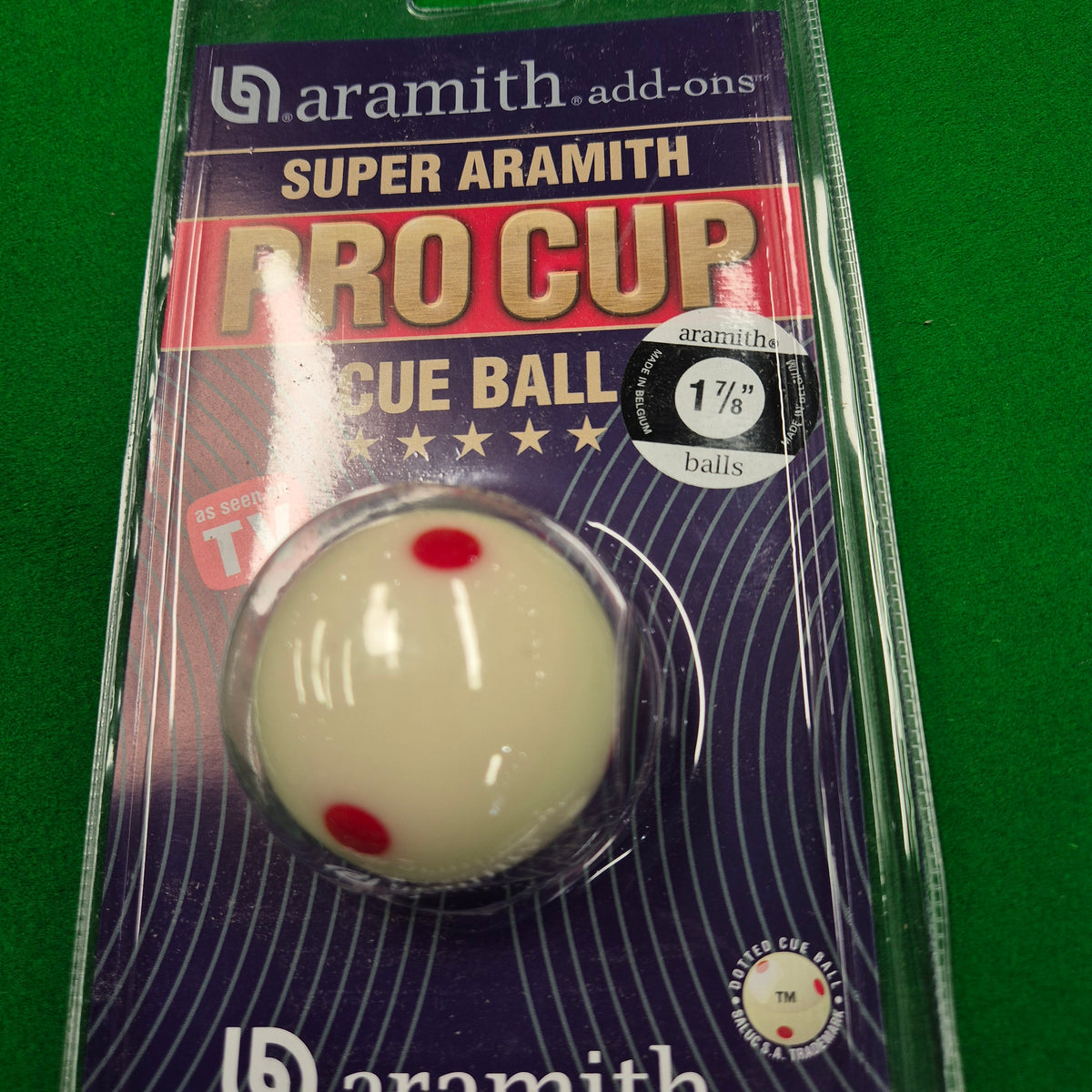 Pro Cup 1 7/8" Spotted White Pool Ball – Woodhouse Cues