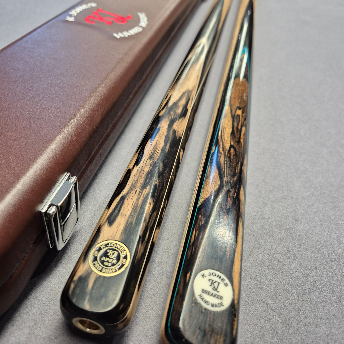 KJ Pool Cue & Break Cue Set with Leather Case – Woodhouse Cues