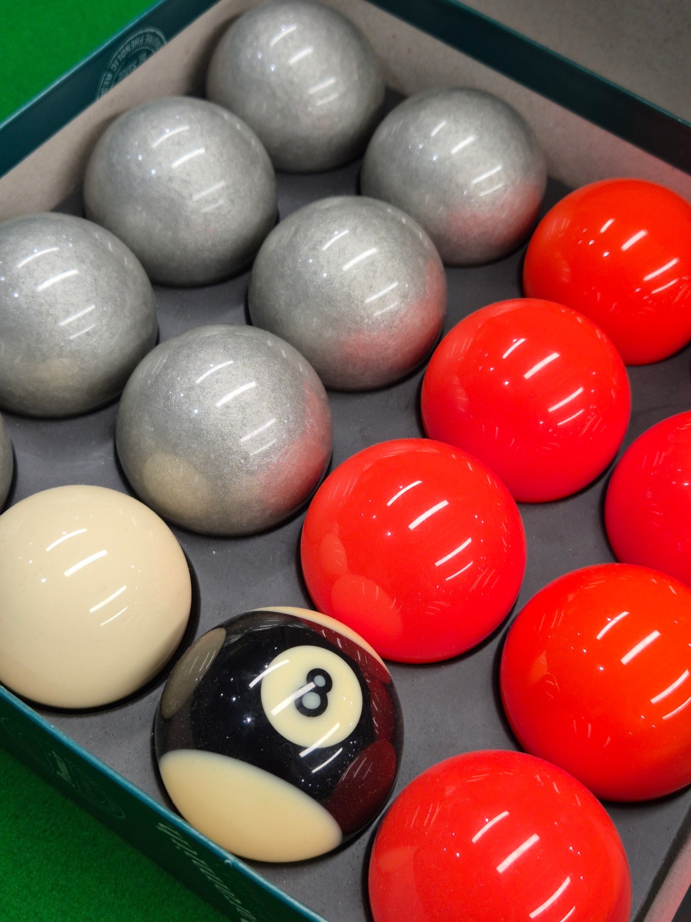 Aramith Premier 2" Pool Balls - Orange & Silver [BALL09] – Woodhouse Cues